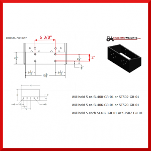 Front Weight Carrier Aftermarket BX8064A