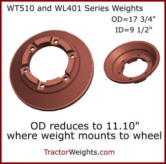 Wheel Weight Global Aftermarket L8066 - TractorWeights.com®